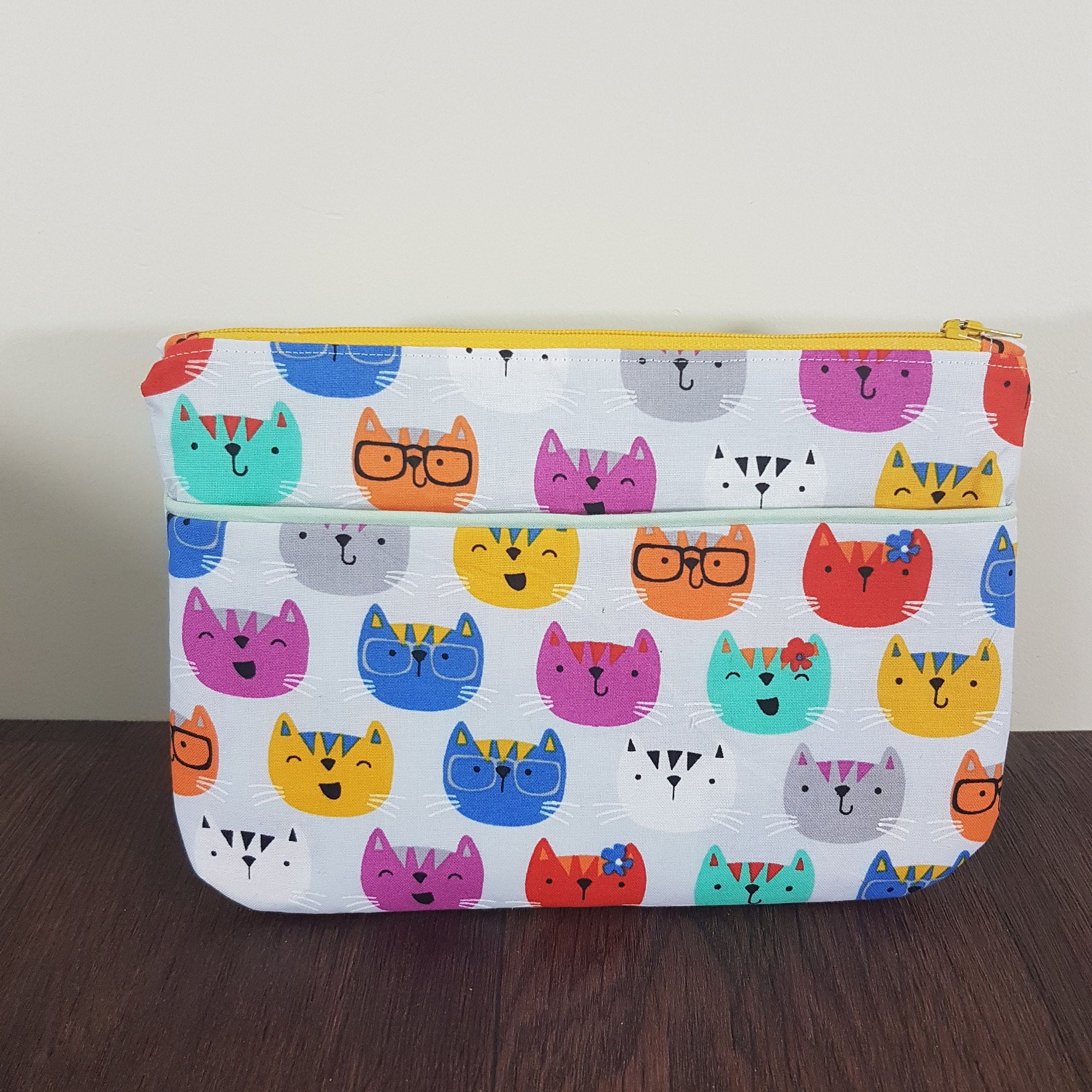 Easy Zipper Pouch PDF Sewing Pattern, Beginner Pouch Sewing Pattern ...