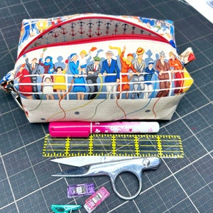 Easy Boxy Pouch PDF Sewing Pattern and Video Tutorial, Cute Beginner ...
