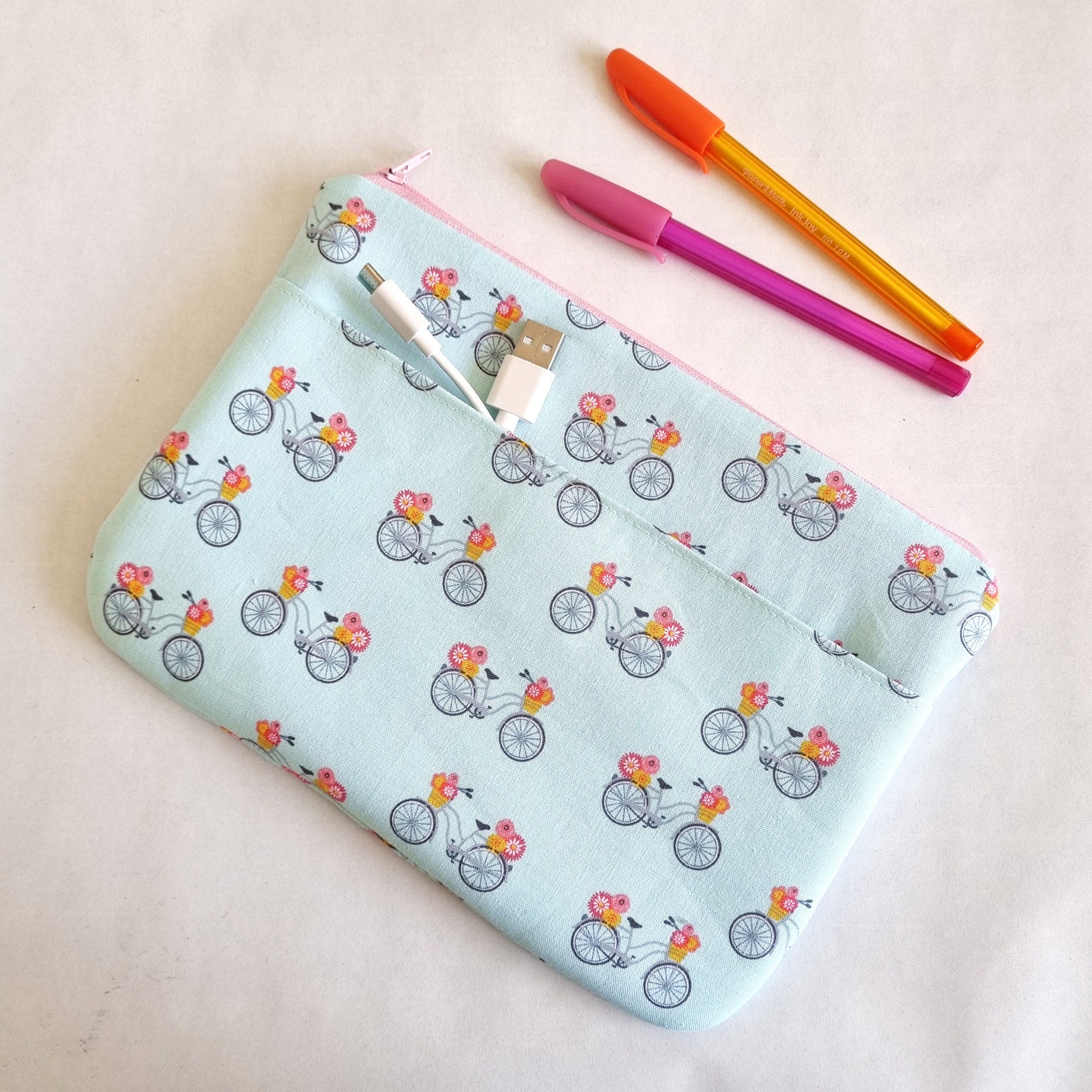 Quick Pouch PDF Sewing Pattern, Beginner Pouch Sewing Pattern, Front ...