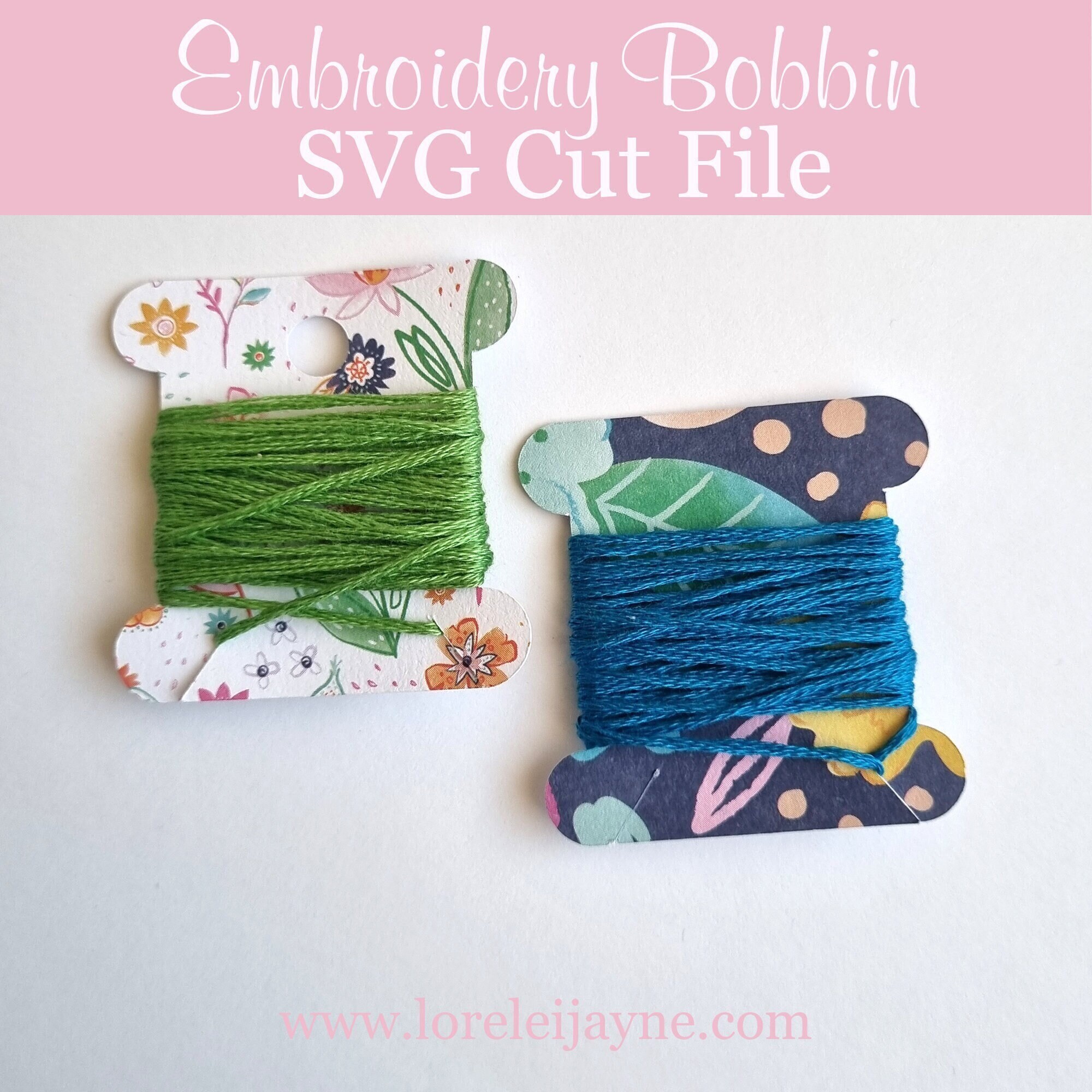Embroidery Bobbin SVG File and PDF Printable Cricut SVG - Etsy