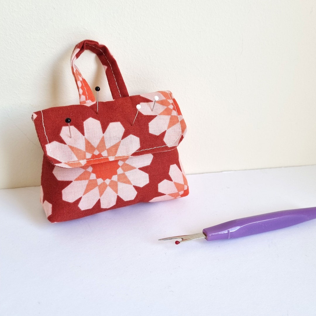 Handbag Pincushion PDF Sewing Pattern, Step by Step Instructions to ...