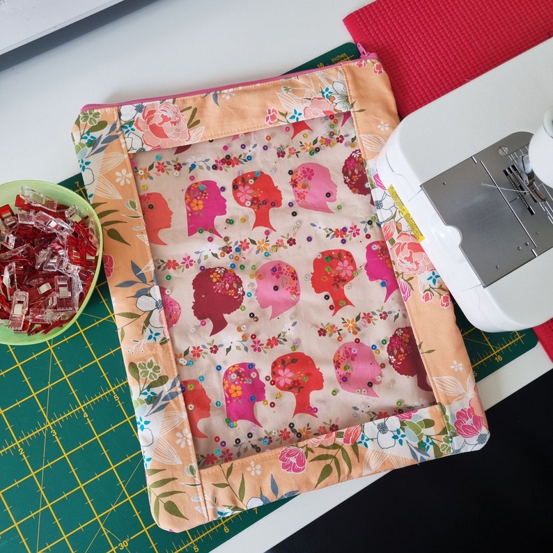 Vinyl Project Pouch Sewing Pattern, Supplies Case , DIY Pouch, Instant ...