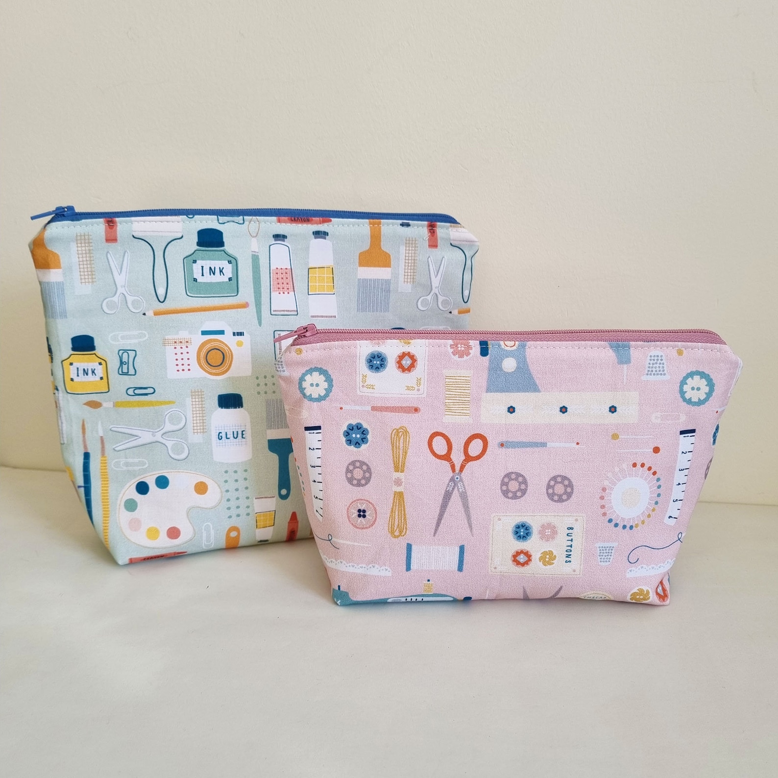 Easy Pouch PDF Sewing Pattern, Beginner Pouch Sewing Pattern, Pencil ...
