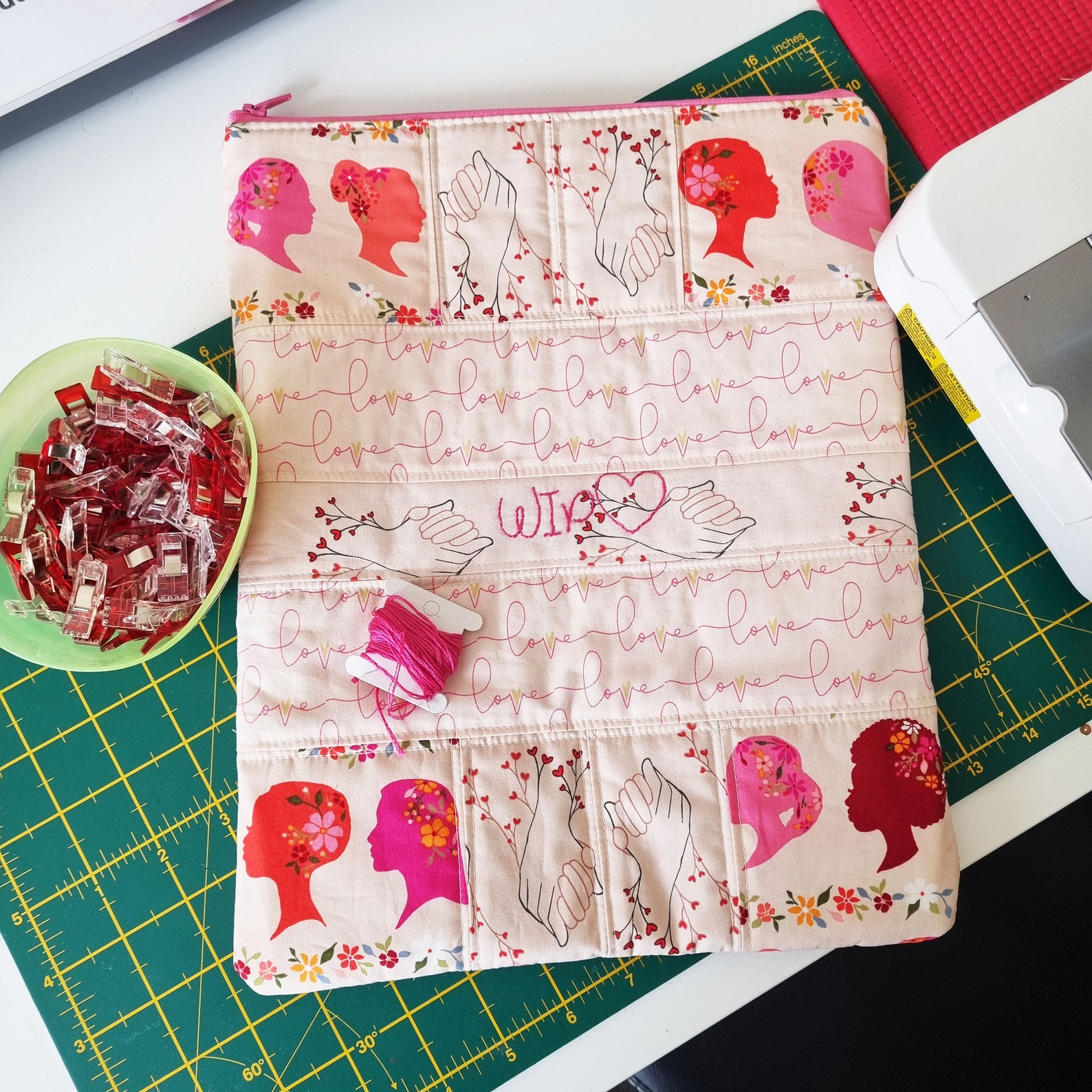 Vinyl Project Pouch Sewing Pattern, Supplies Case , DIY Pouch, Instant ...