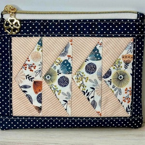 Paper Piece Pouch PDF Sewing Pattern, Cosmetic Pouch, Pencil Pouch ...