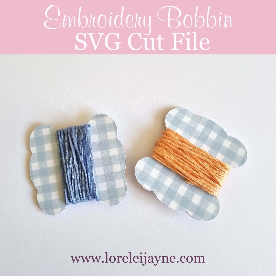 Embroidery Bobbin SVG File and PDF Printable Cricut SVG | Etsy