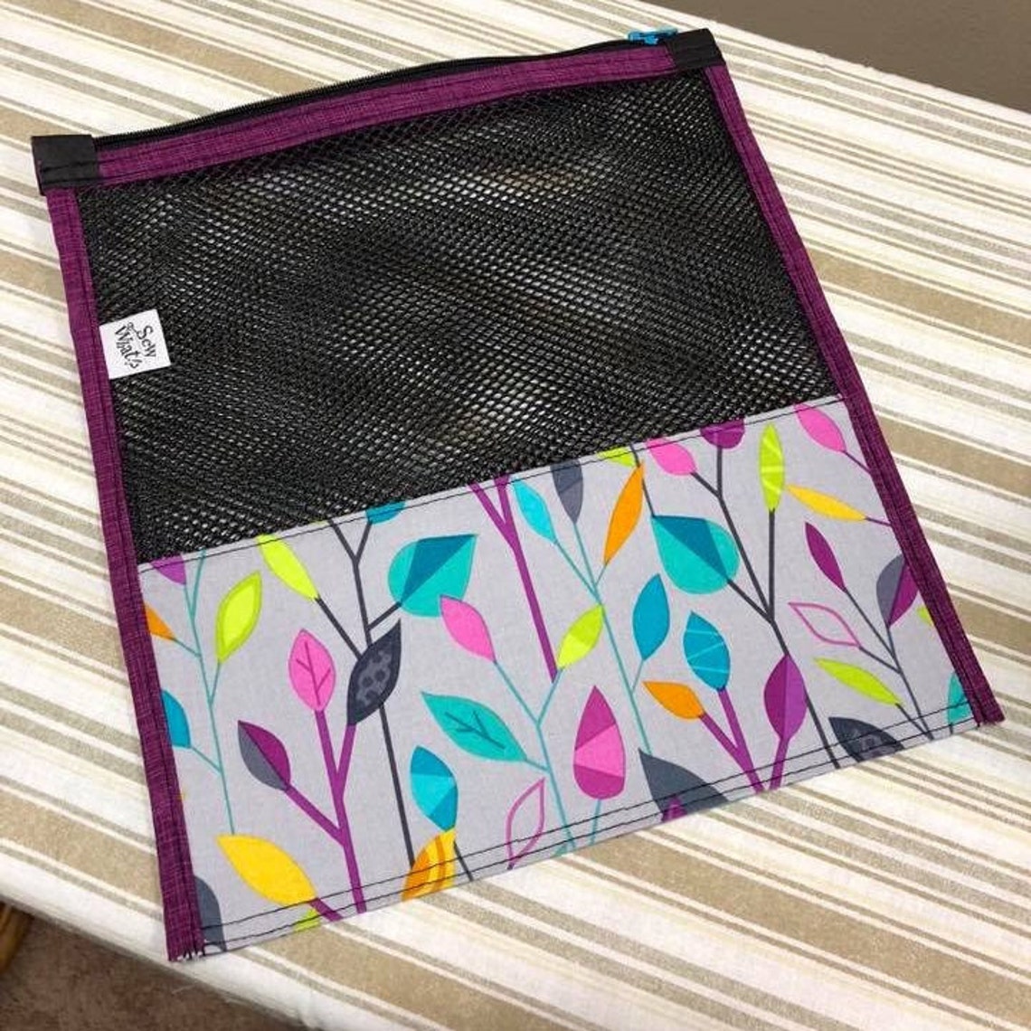 Easy Mesh Pouch Sewing Pattern PDF Wet Bag Project Pouch - Etsy