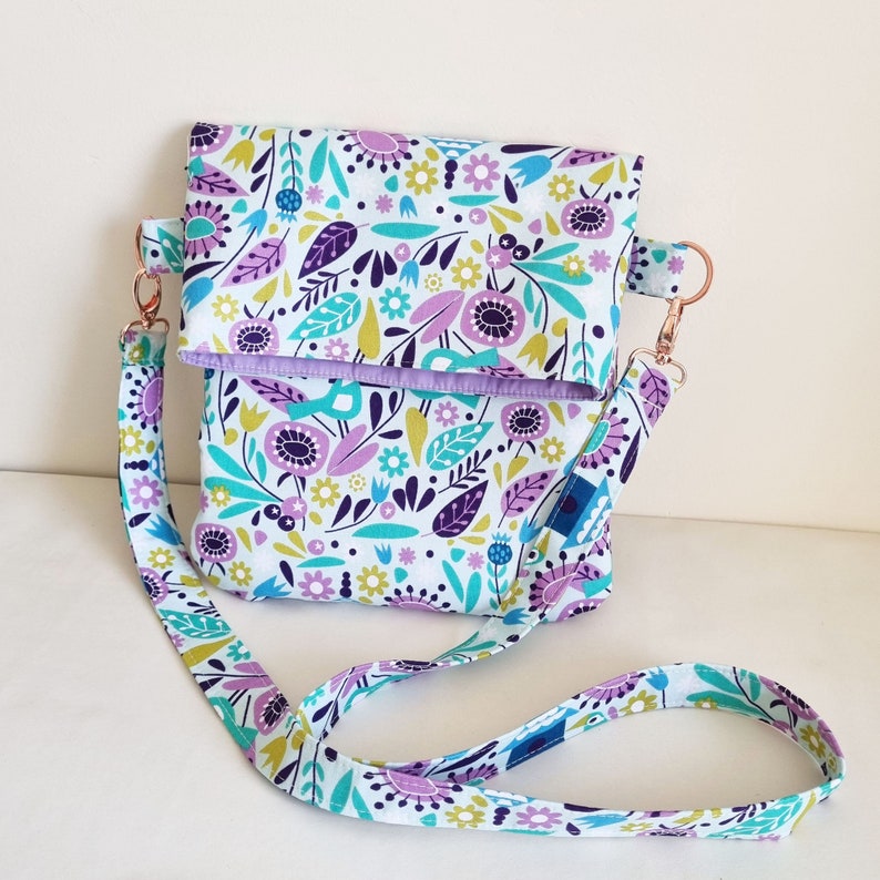 Lily Fold Over Bag Crossbody Bag PDF Sewing Pattern Bag - Etsy