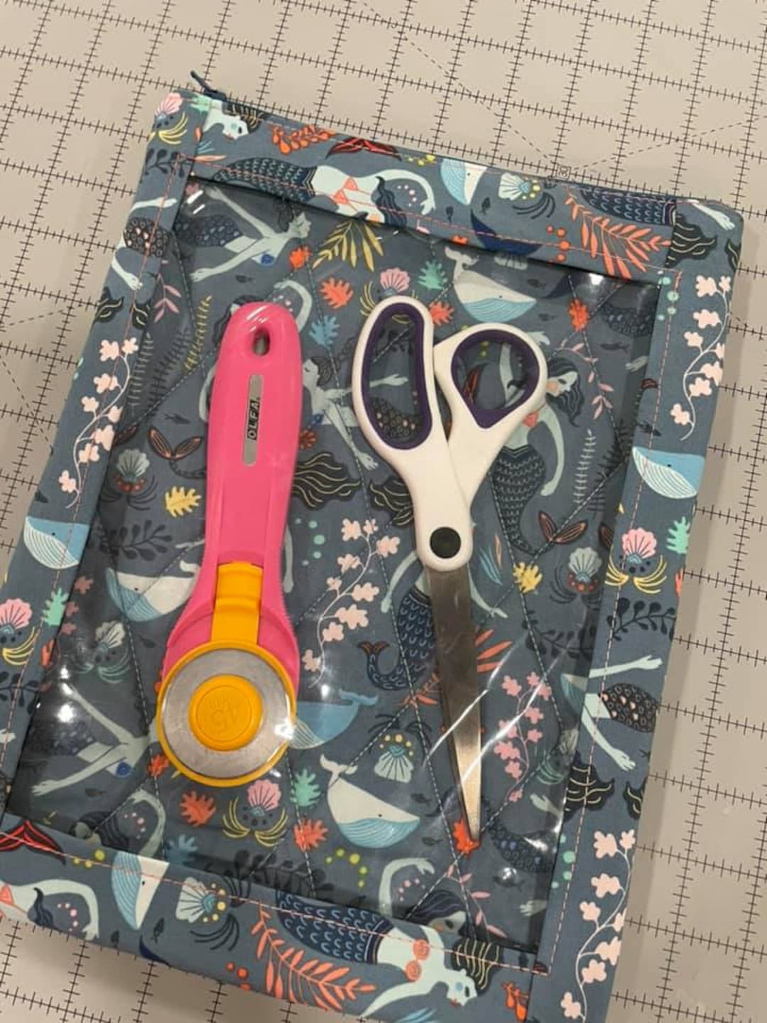 Vinyl Project Pouch Sewing Pattern, Supplies Case , DIY Pouch, Instant ...