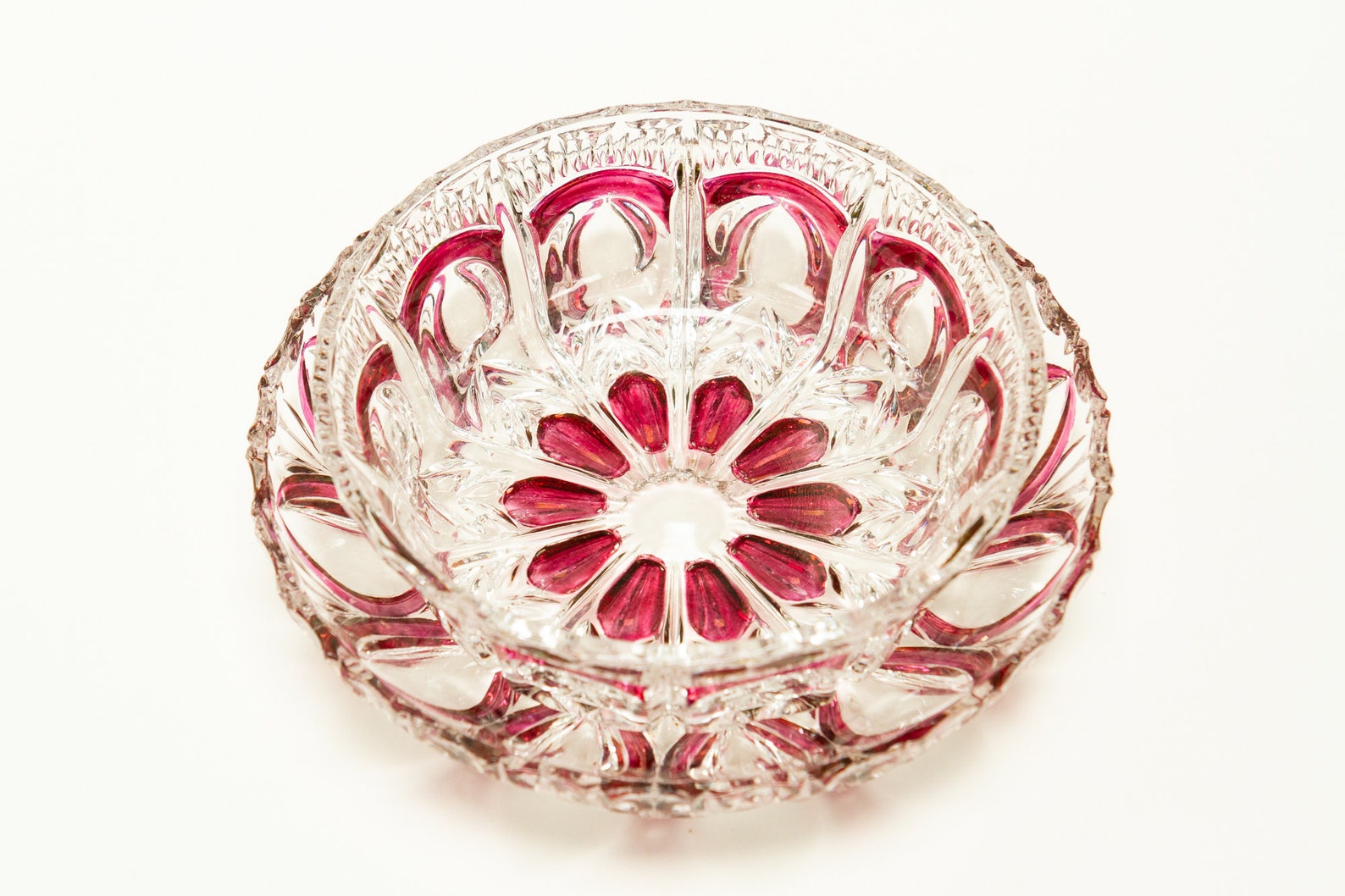 Crystal Glass Dish Set, Glass Bowl Set, Crystal Bowl and Dish Set With ...