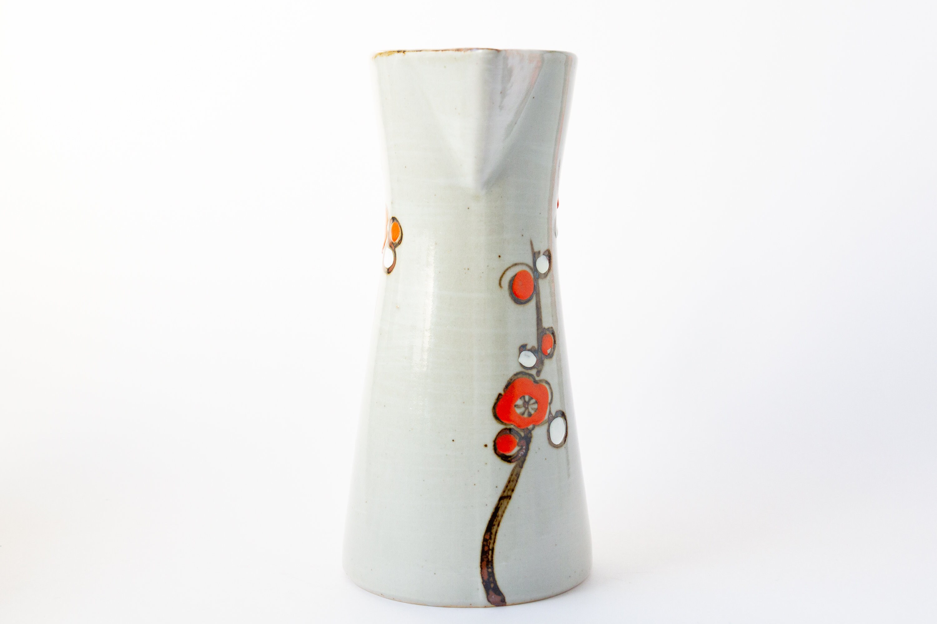 Handmade Pottery Jug and Cups, Grey Ceramic Carafe Set, Four Small Cups ...