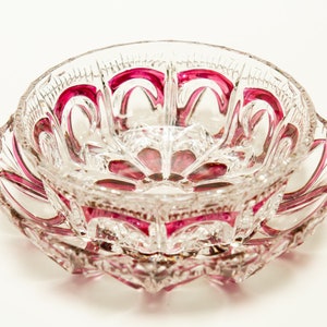 Crystal Glass Dish Set, Glass Bowl Set, Crystal Bowl and Dish Set With ...