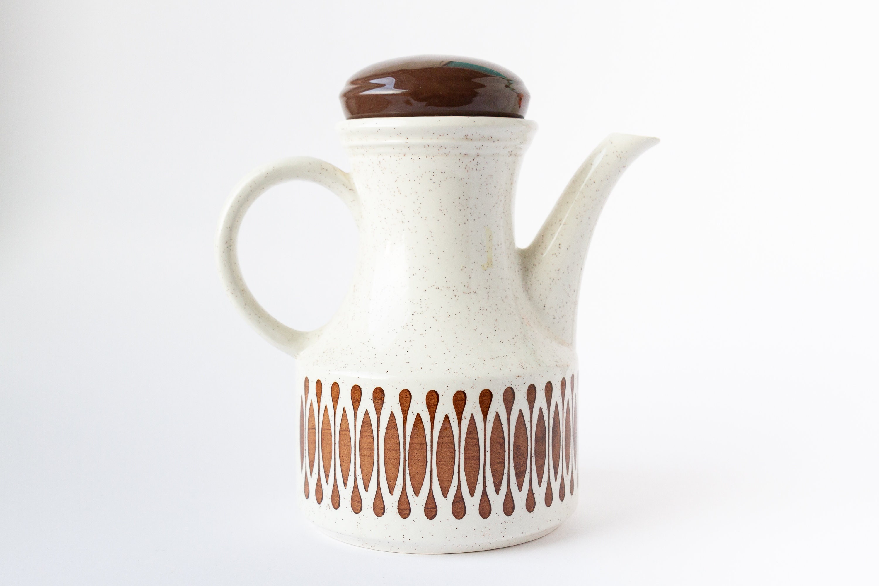 VINTAGE Biltons Coffee Pot, Brown English Pottery Coffee Pot, Seventies ...