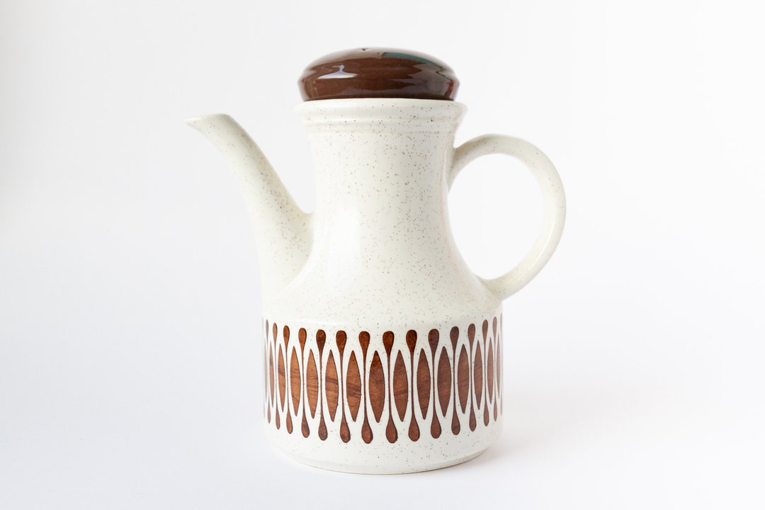 VINTAGE Biltons Coffee Pot, Brown English Pottery Coffee Pot, Seventies ...