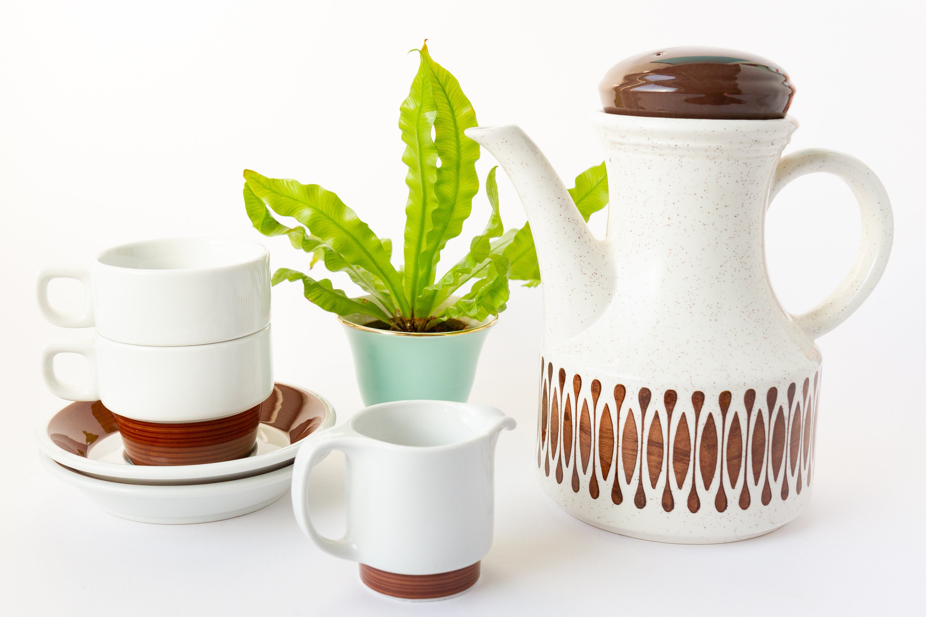 VINTAGE Biltons Coffee Pot, Brown English Pottery Coffee Pot, Seventies ...