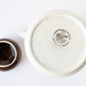 VINTAGE Biltons Coffee Pot, Brown English Pottery Coffee Pot, Seventies ...