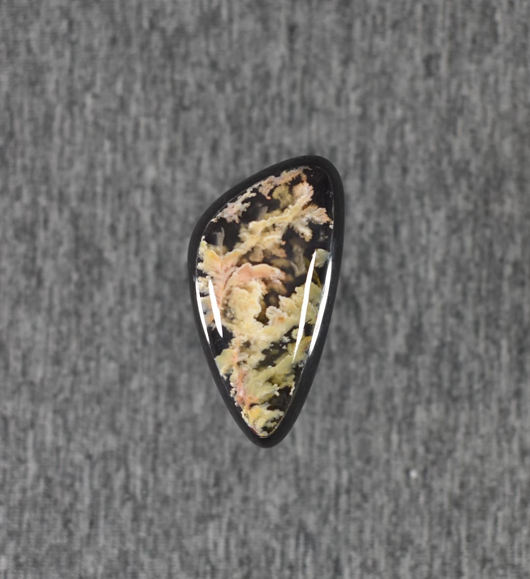 Feather Ridge Plume Agate Doublet - Etsy