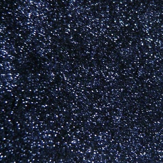 Metallic Navy Blue Glitter Solvent Resistant Polyester | Etsy