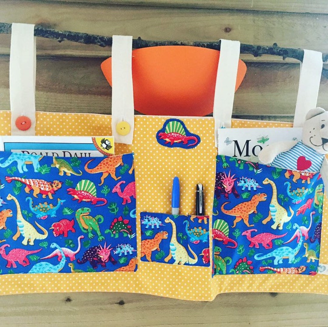 Handmade Dinosaur Cot Tidy: Baby Book Holder - Etsy