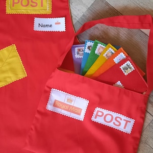 Children's Postman Apron: Role Play Costume With Post Bag & Letters - Etsy