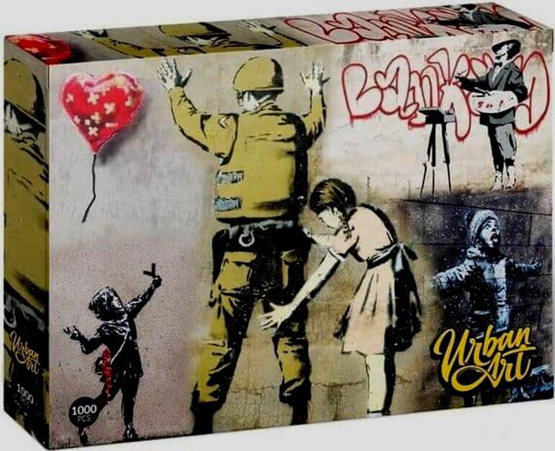 Banksy Graffiti Painter Urban Art 1000 Pieces Jigsaw Puzzle Soldier ...