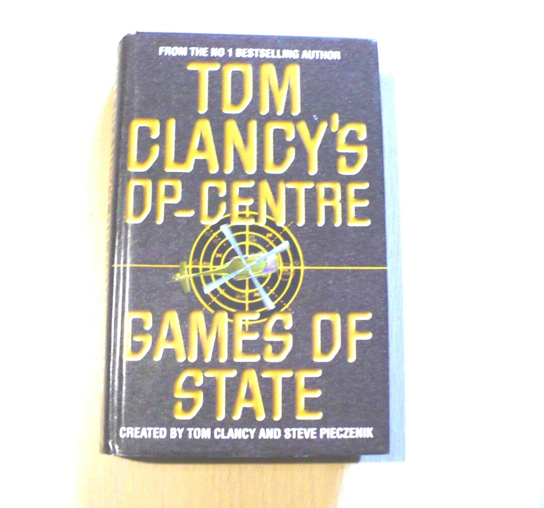 Tom Clancy Op-centre Games of State Vintage First Edition Second ...