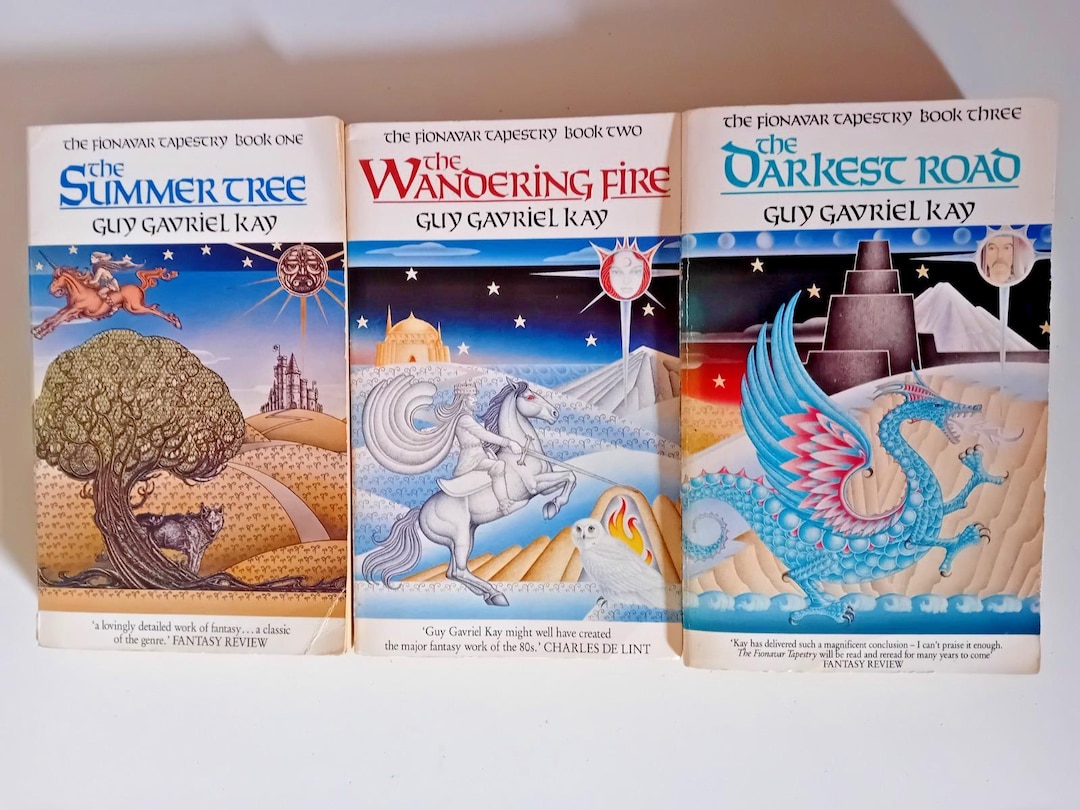 Guy Gavriel Kay the Fionavar Tapestry Books 1,2,3 Paperback Book Bundle ...