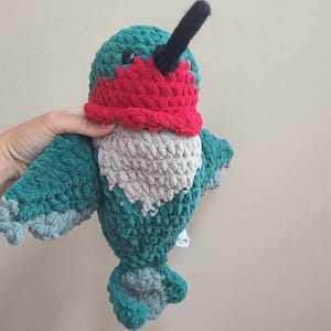 Made to Order Handmade Crochet Hummingbird Plushie – Soft Stuffed ...