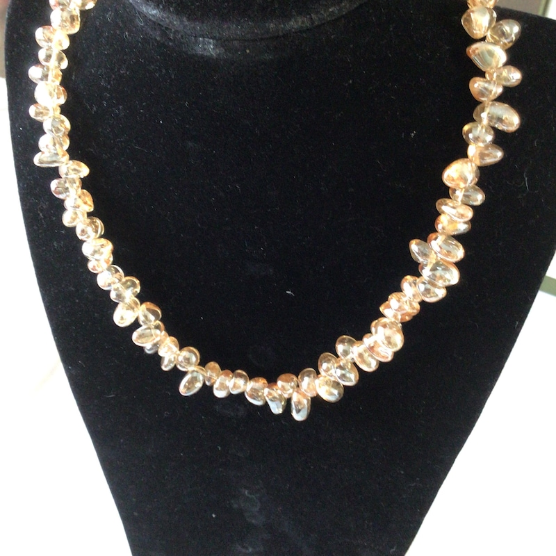 Rock Crystal Necklace - Etsy