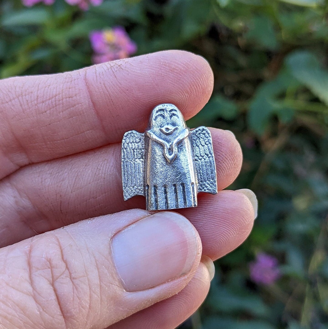 Sterling Silver Pocket Angel Worry Stone: Gratitude Gift - Etsy