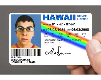 Mclovin Id - Etsy