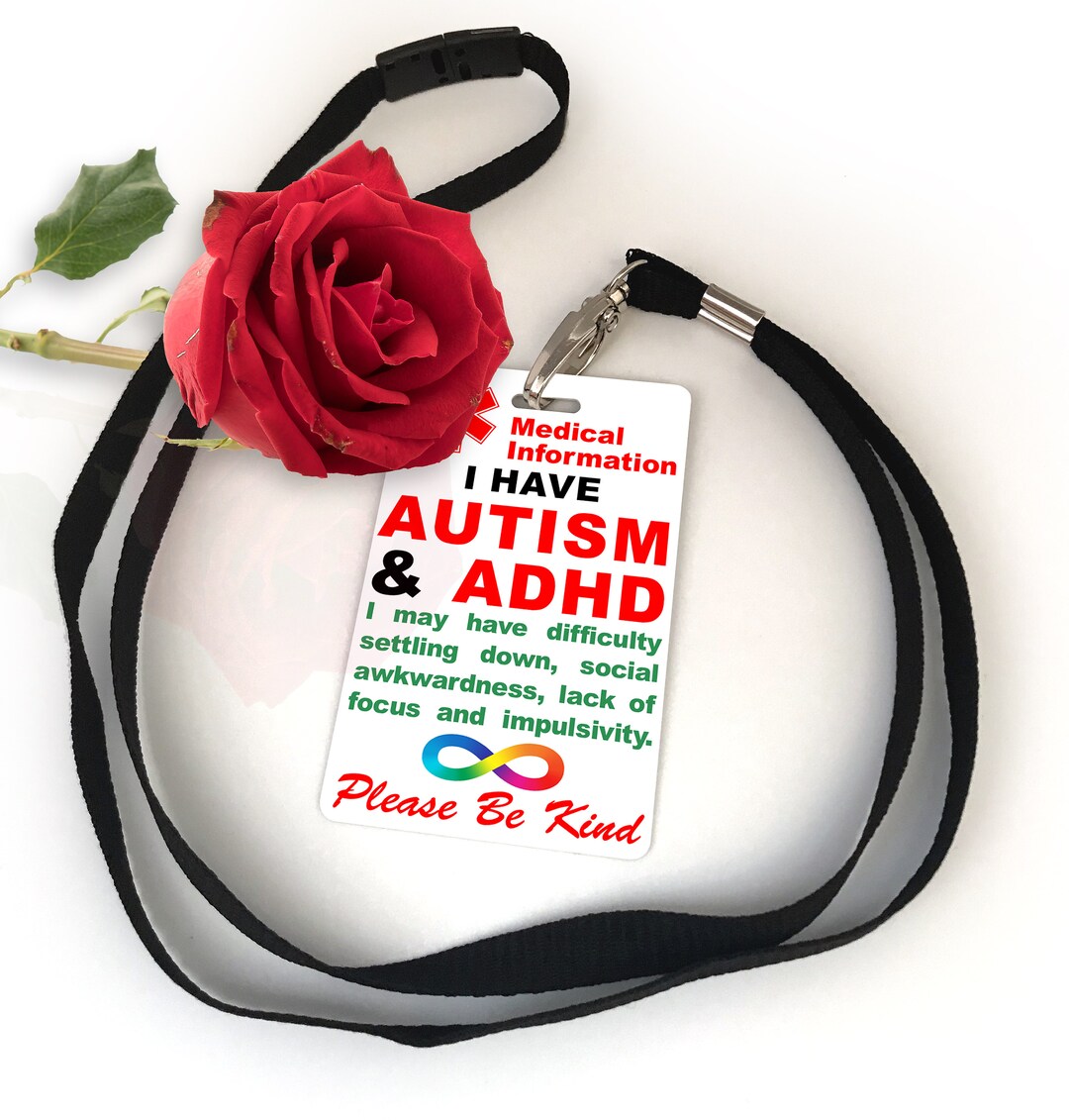 Autism and ADHD Information Disability Awareness Information Card ...