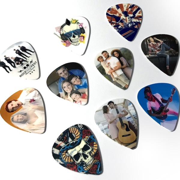 Custom Guitar Pick - Etsy