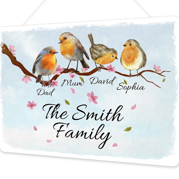 Robin Family Tree Print - Etsy