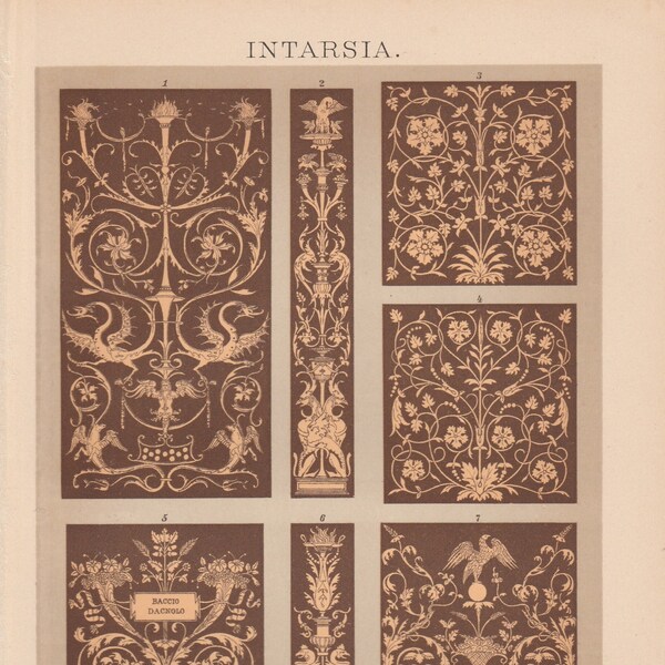 Intarsia - Etsy