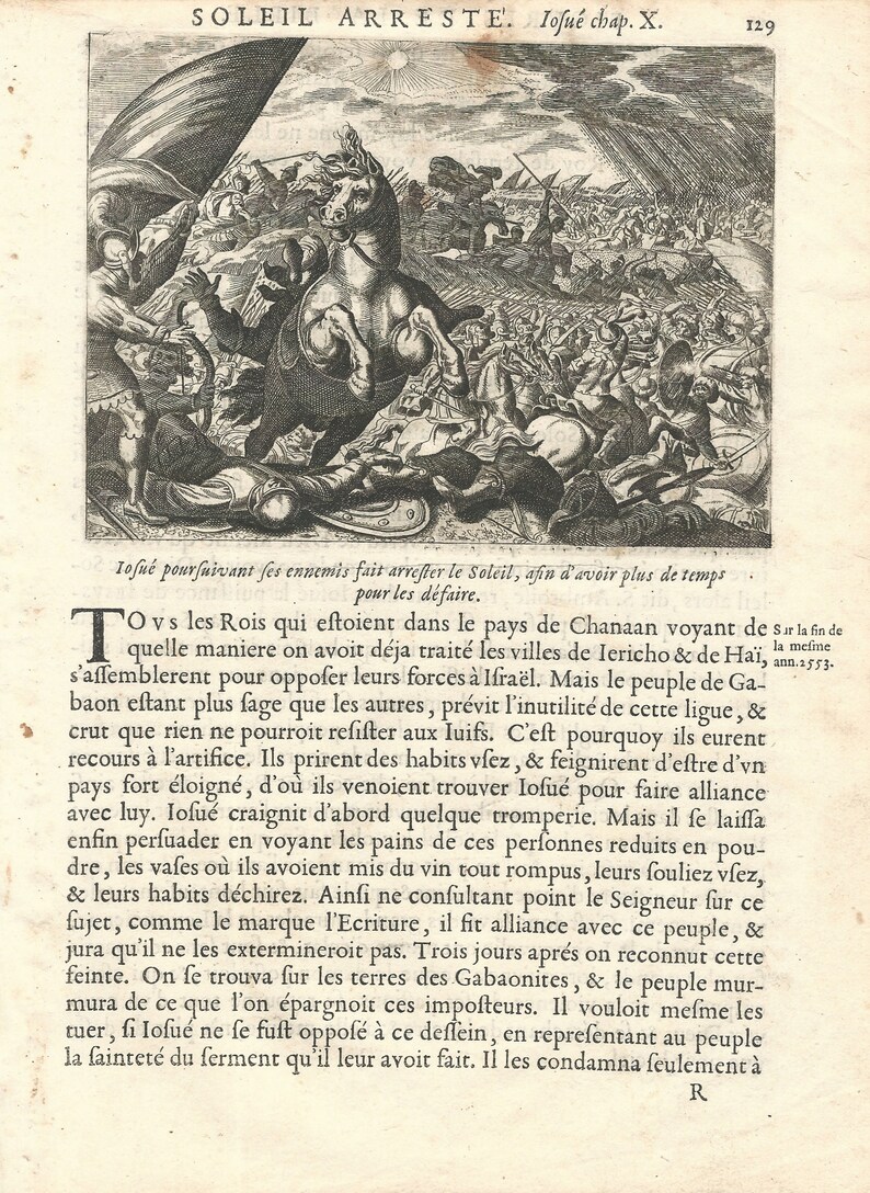 1674 Bible Death of Samson Delilah Book of Judges Original Copper ...
