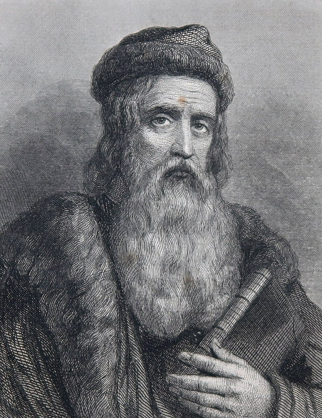 1875 Johannes Gutenberg Inventor of the Movable-type Printing Press ...