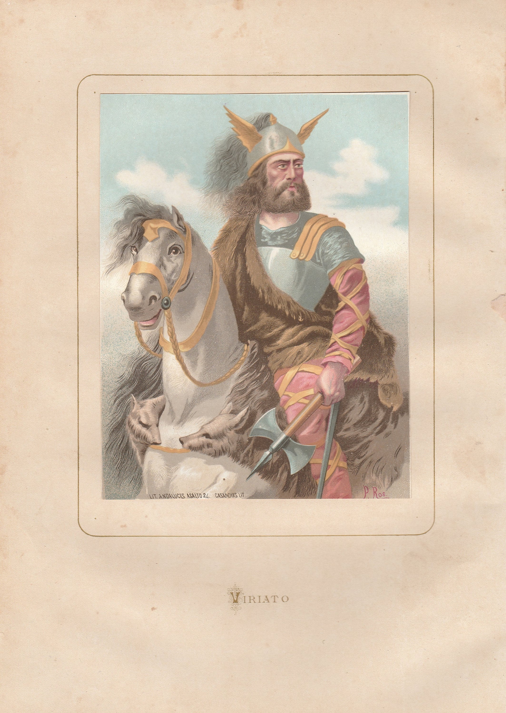 1875 Viriatus, Leader of the Lusitanian People That Resisted Roman ...