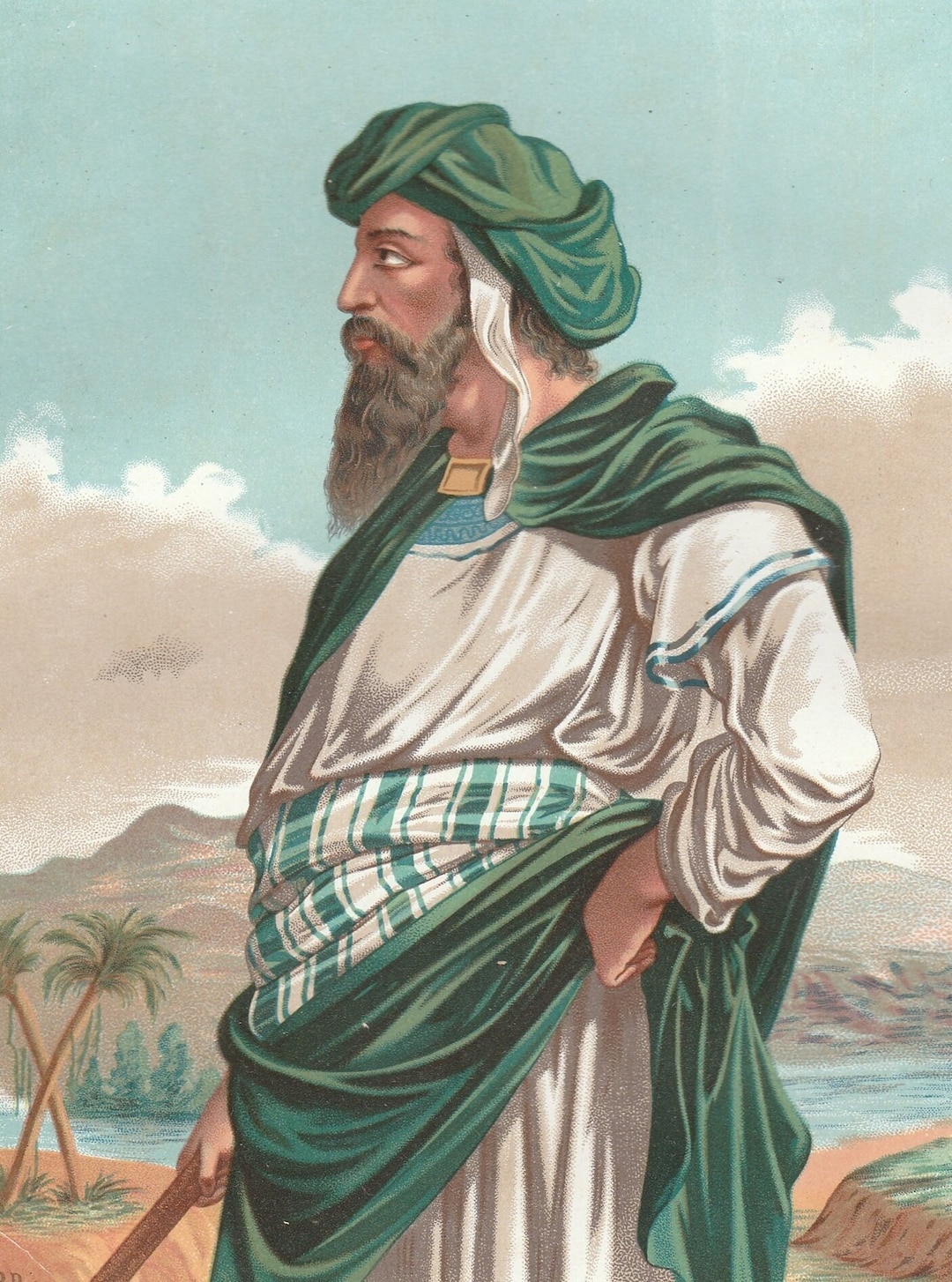 1875 Muhammad, Arab Political Leader and Founder of Islam Original ...