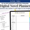 Printable Novel Writing Worksheets| PDF Fillable Novel Planner| Novel ...