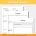 Novel Writing Worksheets/ Writing Planner/novel Planner Printable ...