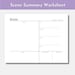 Novel Scene Planning Worksheet: Printable Scene Outline (PDF) - Etsy