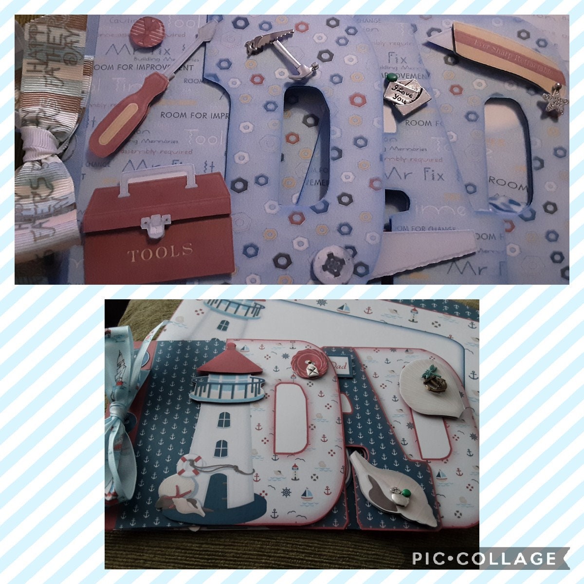 Handmade Dad Birthday Fathers Day Word Book Card With - Etsy