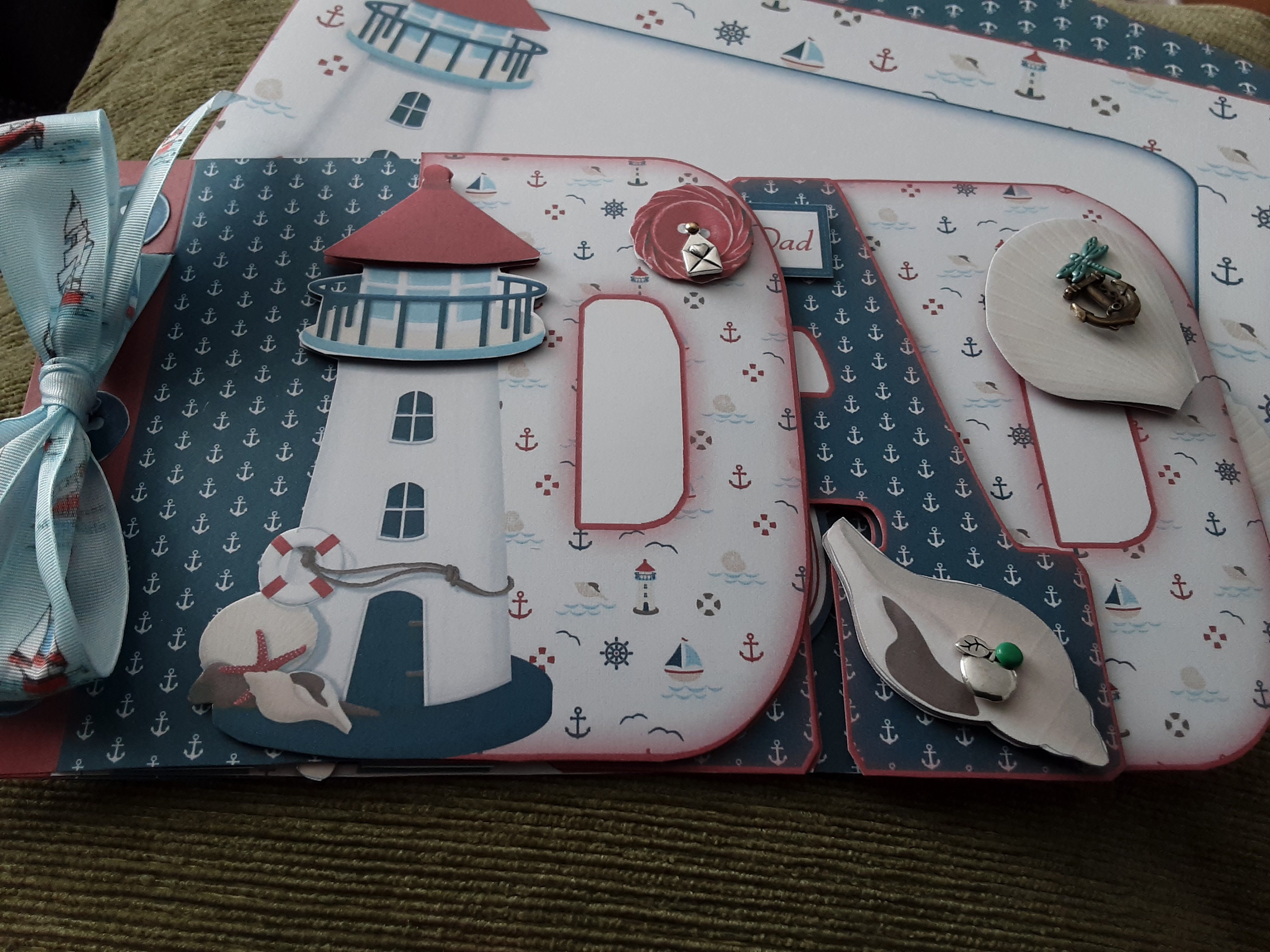 Handmade Dad Birthday Fathers Day Word Book Card With - Etsy