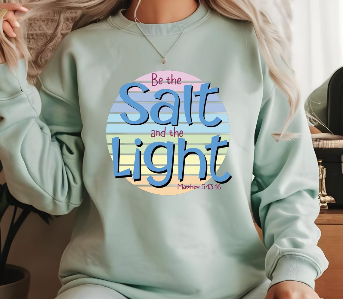 Be the Salt and Light PNG Digital Design Christian Design Digital - Etsy