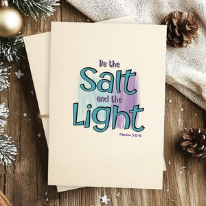 Be the Salt and Light PNG Digital Design Christian Design Digital - Etsy