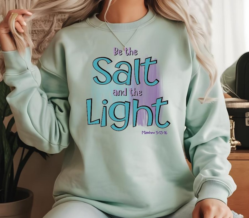 Be the Salt and Light PNG Digital Design Christian Design Digital - Etsy