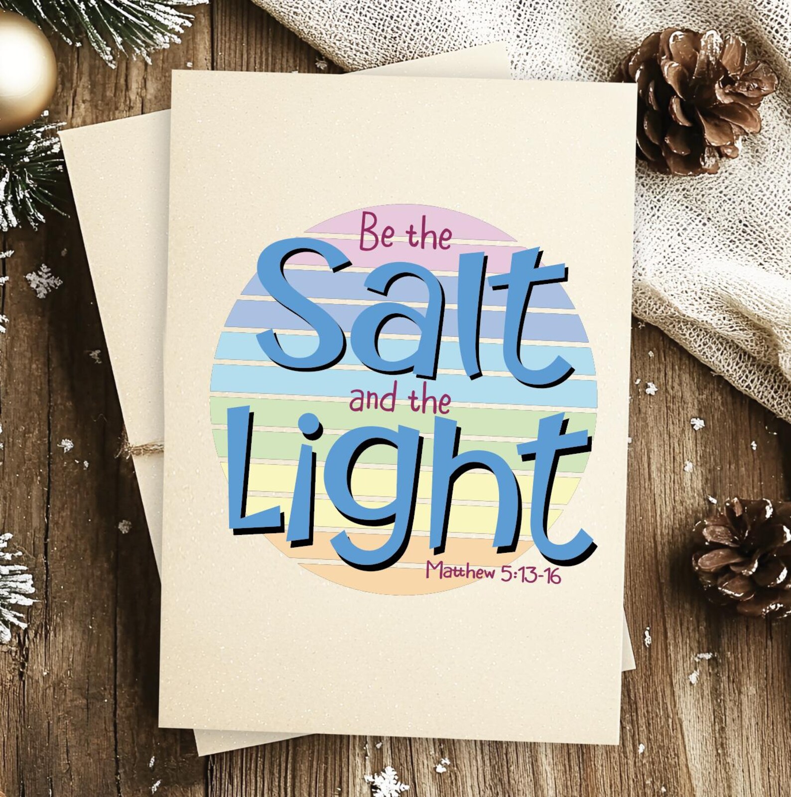 Be the Salt and Light PNG Digital Design Christian Design Digital - Etsy