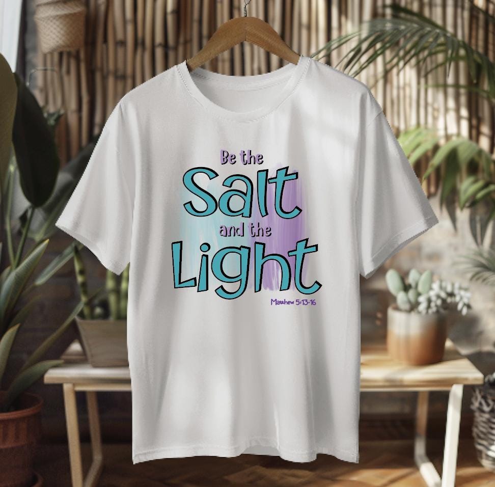 Be the Salt and Light PNG Digital Design Christian Design Digital - Etsy