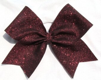 Maroon Hair Bow - Etsy